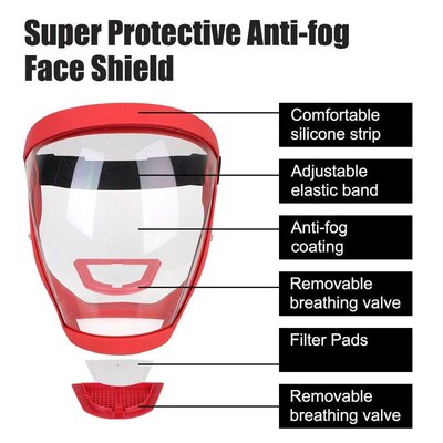 Kitchen Tool Full Face Shield Oil-splash Proof Mask Motorcyc