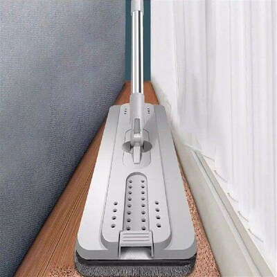 Floor Mop and Bucket Set Hands Free Kitchen Bathroom Mop 2