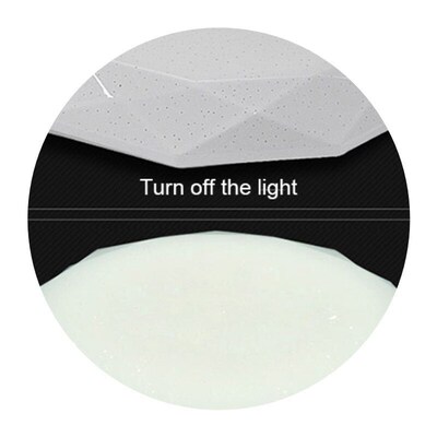 LED Ceiling Lamp Fixture Diamond Shaped Light for Hallway Li