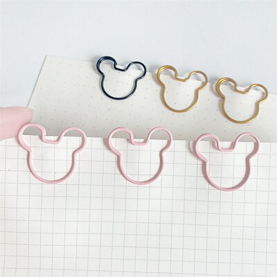 20pcs cartoon Shape Metal Paperclip on Book Paper Creative