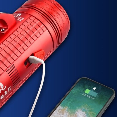 北京顶点B9000S激光大炮钓鱼灯夜钓灯大功率氙气灯黑坑暖光蓝光