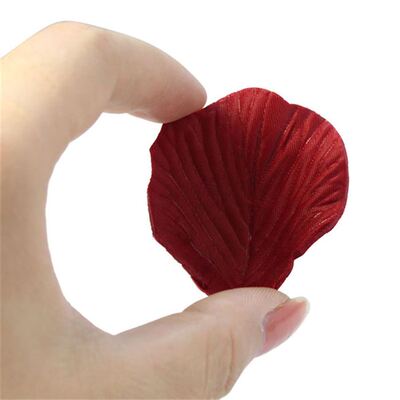high quality lots 200pcs red colors silk flower rose petals