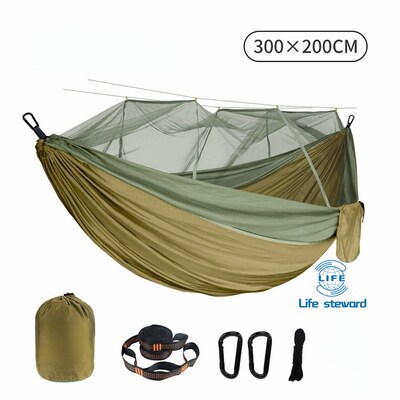 Double Mosquito Net Hammock 300200CM  Size Outdoo