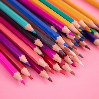 12/18/24/36/48 Colors Crayons Oil Pastels Colored Pencil for