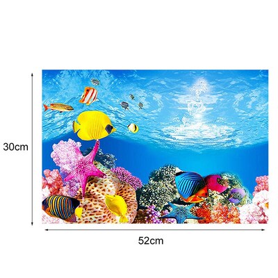 Fish Tank Background HD 3D Drawing Aquarium Glass Wall Backg