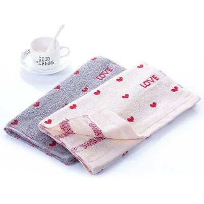 Love Cotton Bathroom Towel Thick Absorption Wash Face Wipe