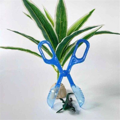 Reptile Terrarium Plastic Tongs Tweezers Pet Raising