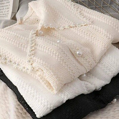 Fashion Hollow Out Peter Pan Collar Blouses Women Spring Ele