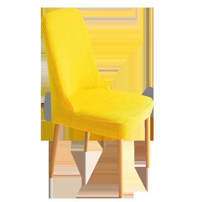 Large arc shaped dining chair cover semicircular chair cover