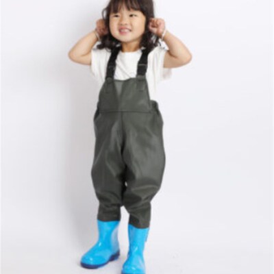 Children Jumpsuits kids kindergarten waterproof clothes trou