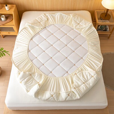 Type A Water-washed tton Bedspread Soybean Fiber Padded Bed