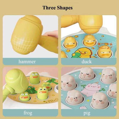 Duck/Frog/Pg Baby Toy Montessor Learnng Game Educatonal