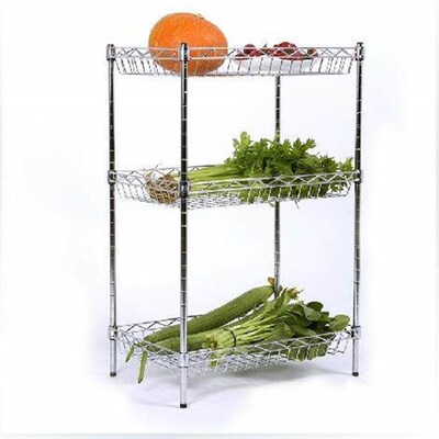 Multifunctional vegetable rack Kitchen shelving Floor to cei