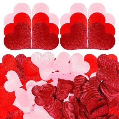 600pcs Heart Shaped Sponge Wedding Decorative Confetti