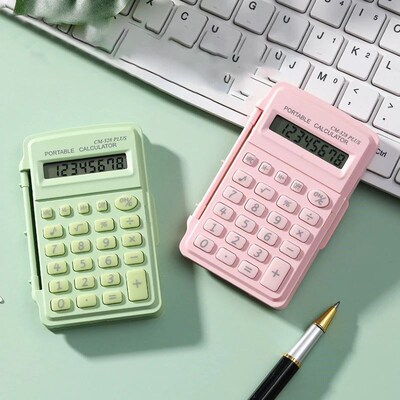 Mini Scientific Calculator High-value Student With Candy-col