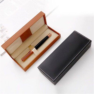 PU Pen Box Rectangular Gift Pen Box Fashion Upscale