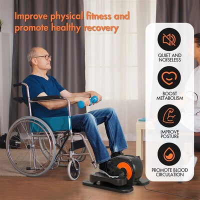 Elliptical Machine Under Desk Portable Electric Seated Leg E