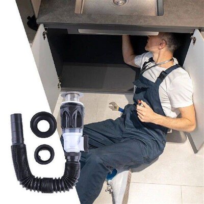 Retractable Deodorant Sewer Drainage Water Hose Wash Basin