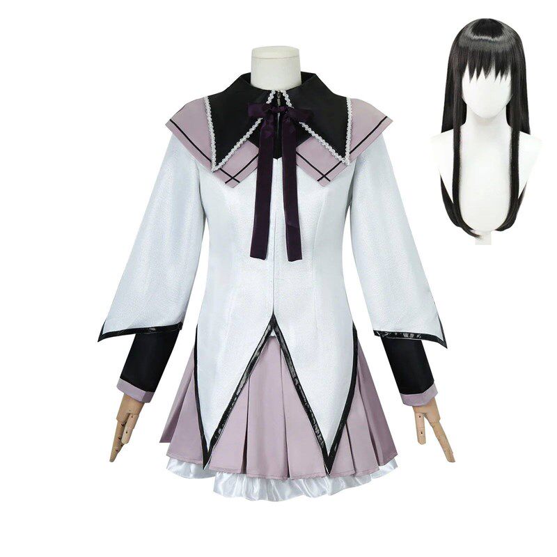 Puella Magi Madoka Magica Akemi Homura Cosplay Costumes