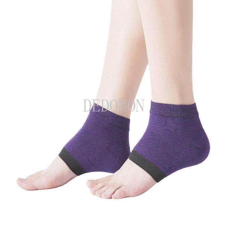 2PCS Gel Heel Socks Moisturing Spa Gel Socks Feet Care Crack