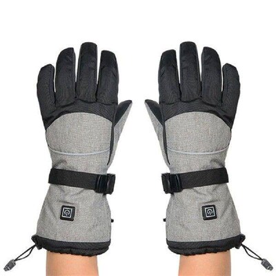 Electric Heated Gloves Waterproof Winter Gloves with 3