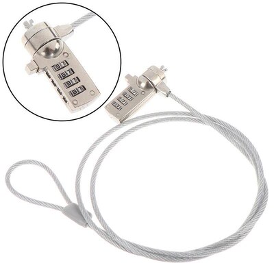 4 Digit security password computer lock anti-theft chain for