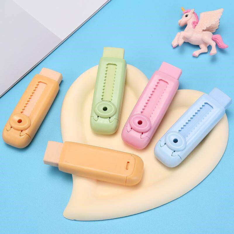 rubber pen student pencil eraser sliding推拉橡皮擦