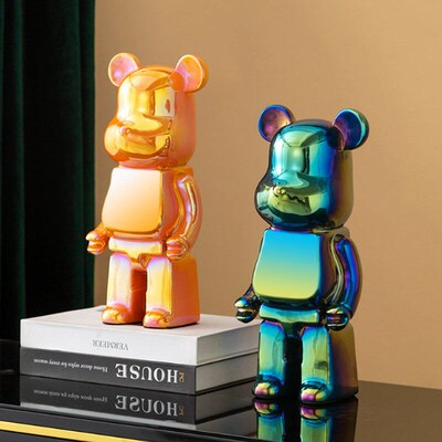 Bearbrick Statue Desk Accessories Bedroom Decoration Home an