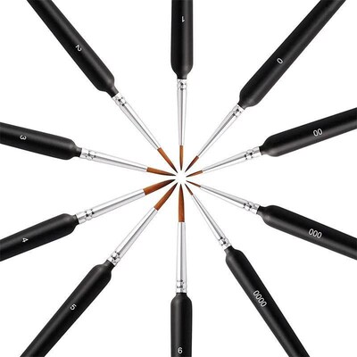 Miniature Paint Brushes Art Painting Brushes Set Detailing P