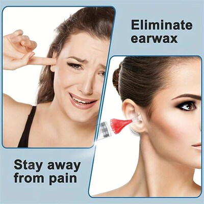 Ear Wax Removal Rinse Syringe Tool Kit with Ear Syringe Repl