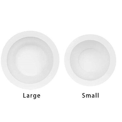 Round Shape White Sewer Squatting Pan Deodorant Plug Toilet