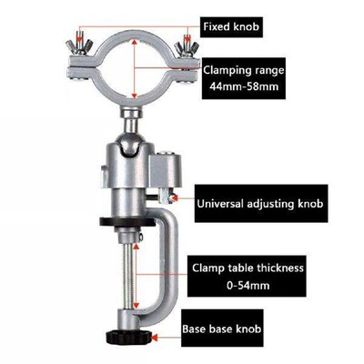 Aluminum Alloy Clamp 360 Rotating Bench Clamp Home Workshop