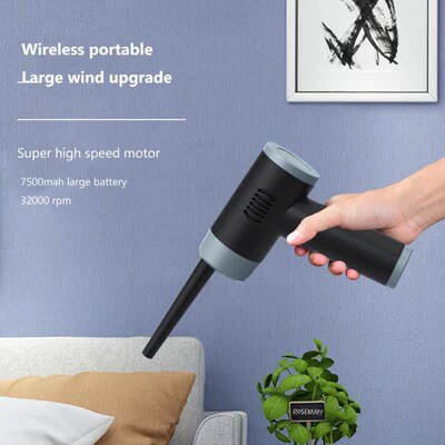 Wireless Air Duster Blower Rechargable Handheld Dust Collect