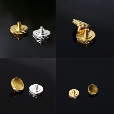Pure Copper Shutter Button Brass Concave Shutter Release But