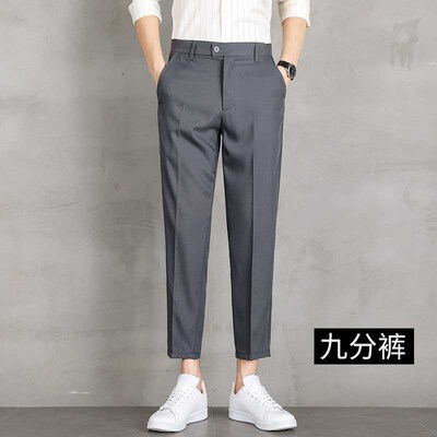 Western Trousers Mens Autumn Business Dress Light Mature St