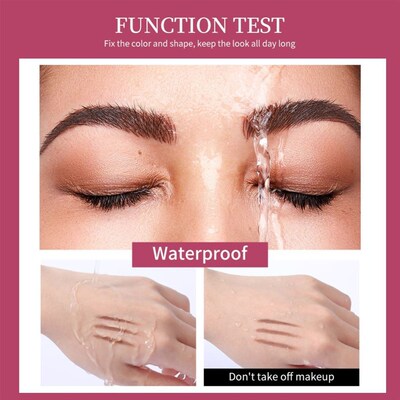 Eyebrow Styling Gel With 3D Brush Waterproof Eyebrows Pomade
