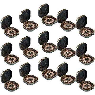 15 Pcs Pirate Compass Cosplay Prop Decoration Tool