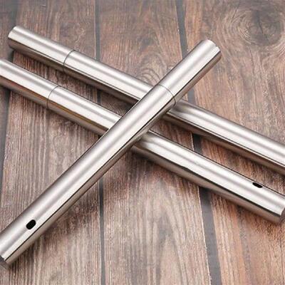 Stainless Steel BBQ Skewers Bucket for Grill Stick Storage