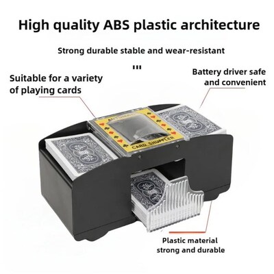 Automatic Card Shuffler Playing Card Dealer Shuffling Machin
