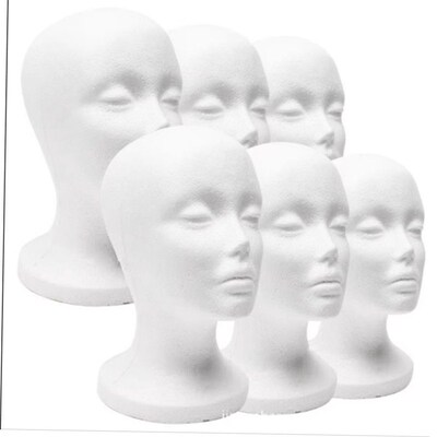 female styrofoam mannequin manikin head model foam wig hai