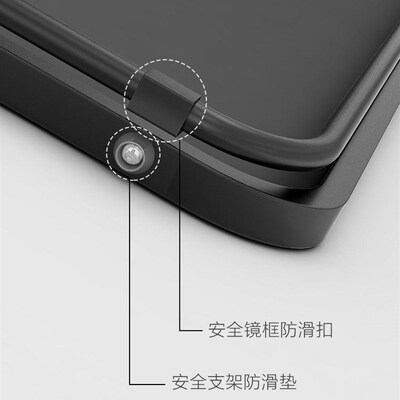 Mirrors Aluminum Alloy Piering Mirror Wall-mounted Full-Body