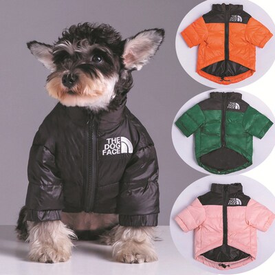 Winter Warm Luxury Dog Clothes Puppy Snowsuit Windproof Wate