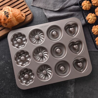 Nonstick 12cavity Cake Mold 6cup Donut 9cavity Muffin Pan Ho