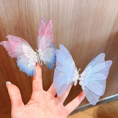 The same super fairy moving butterfly hairpin childrens hea