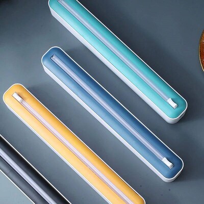 New Plastic Cling Film Dispenser Cutter Saran Wrap Dispenser