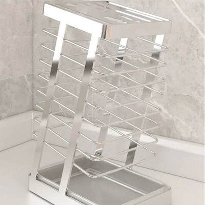 Stainless Steel Kitchen Knife Stand Tool Holder Large Capaci