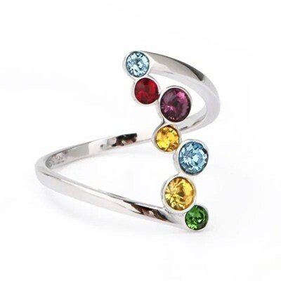 Delysia King Colorful round  ring