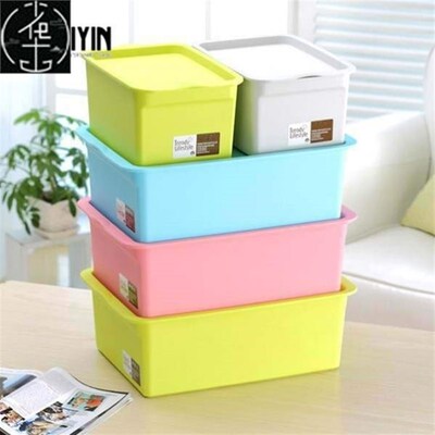 塑料收纳箱 Plastic storage box sorting box Stash bin
