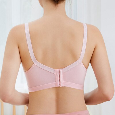 3 Pcs Wirefree Nursing Clothing Cotton Breastfeeding Bra for