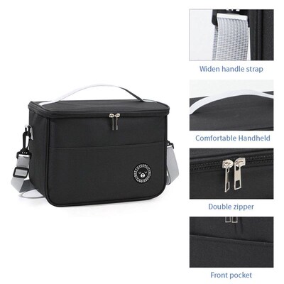 Capacity hand-held with houlder trap inulated bag, lunch box